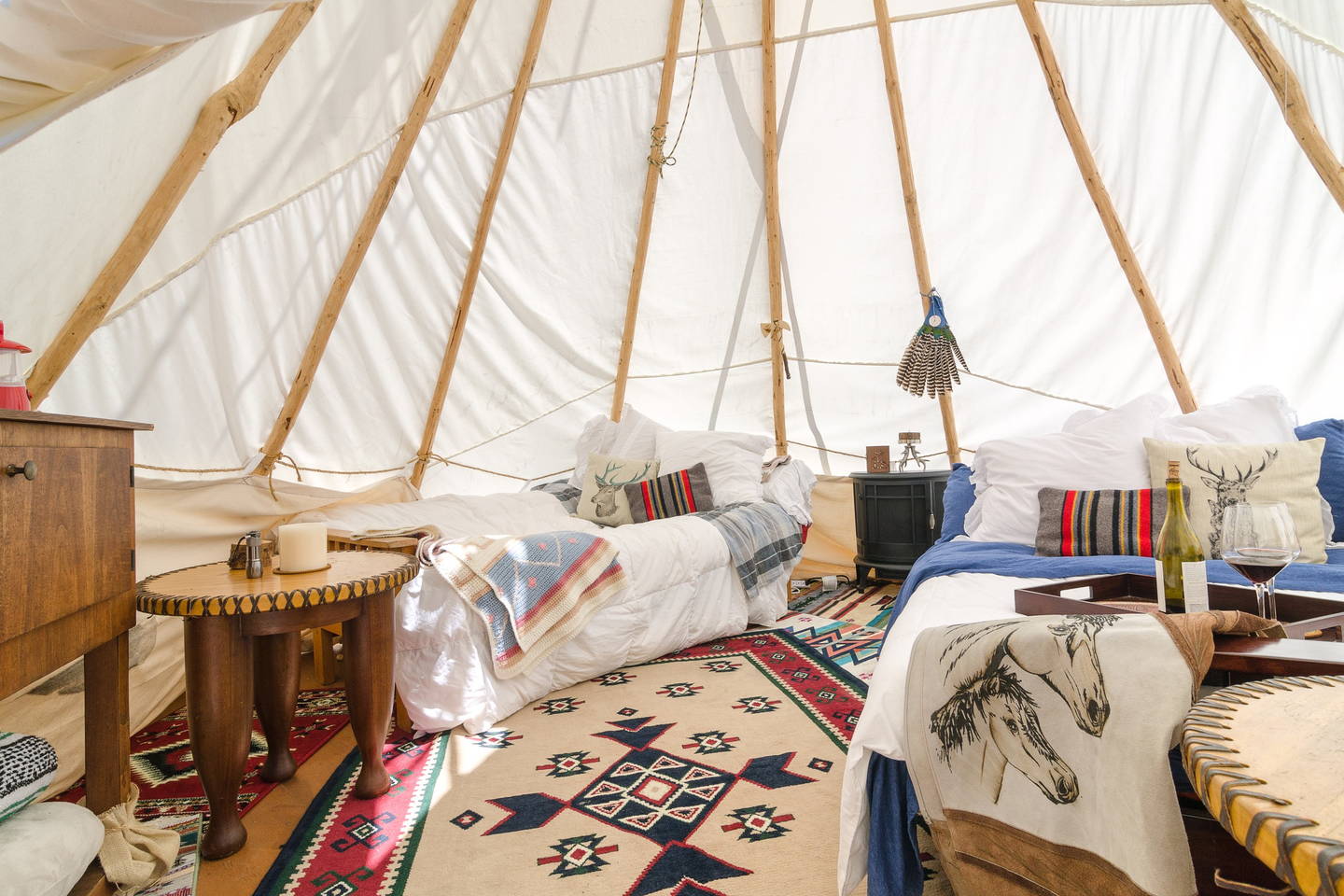 Beach Canyon Authentic Tipi | Glamping.com