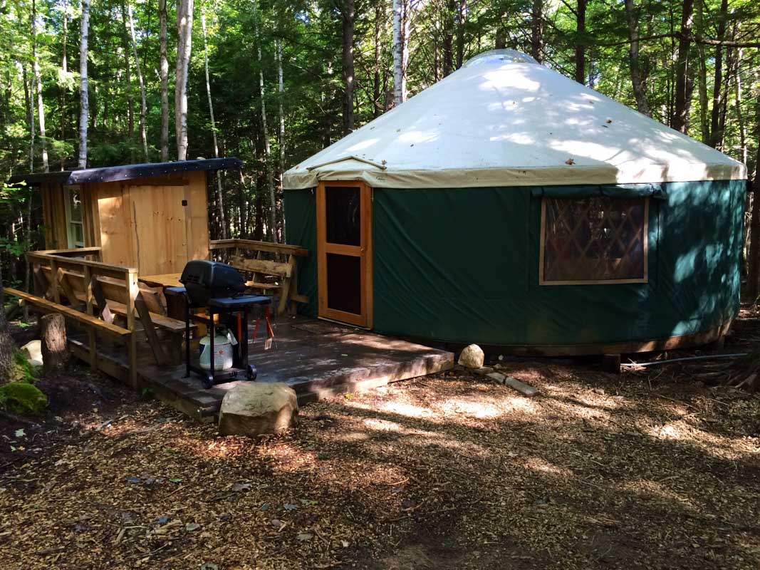 Maine Forest Yurts In Maine, United States | Glamping.com